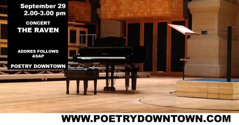 The Raven Concert – 5th Poetry Downtown Festival