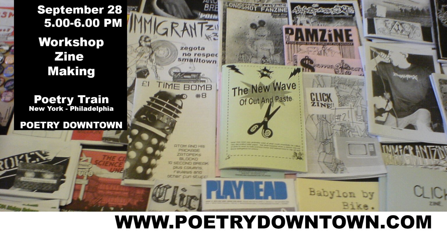 Workshop Zine Making – 5th Poetry Downtown Festival