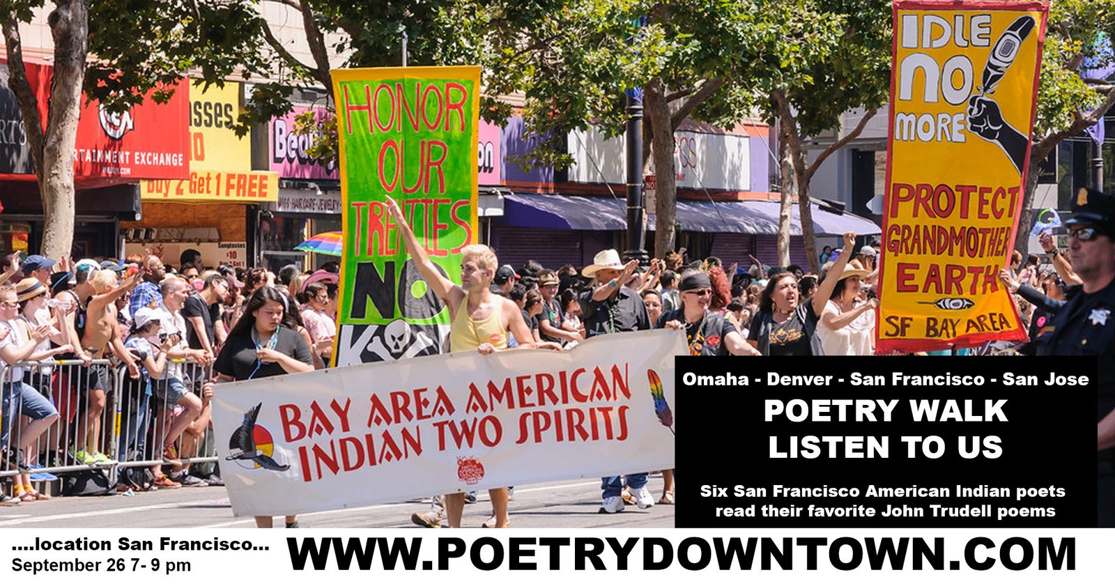 Poetry Walk – 5th Poetry Downtown Festival