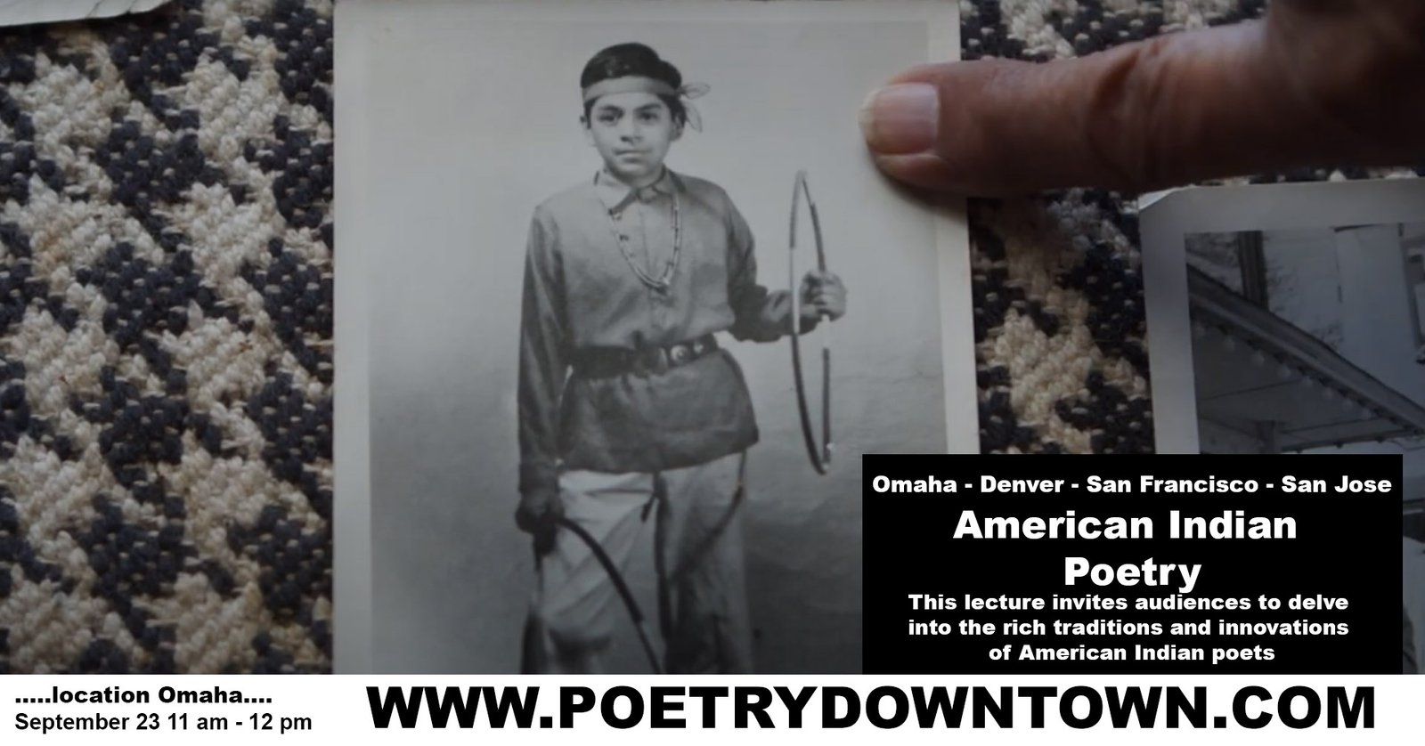 Lecture: American Indian Poetry – 5th Poetry Downtown Festival